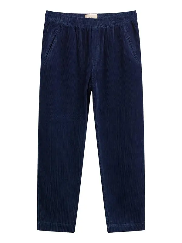 Folk Drawcord Assembly Pant - Washed Indigo Cord