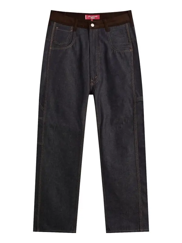 Junya Watanabe X Levi's Paneled Jeans - Indigo Brown