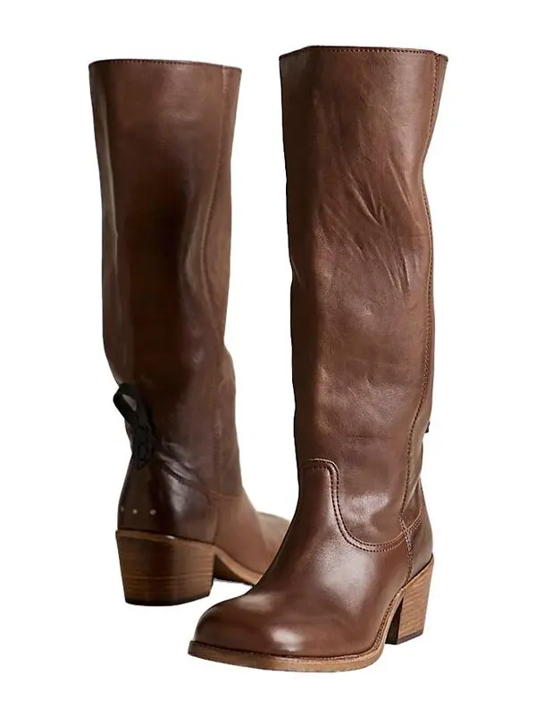 Free People We The Free Collins Pull-on Boots - Chocolate