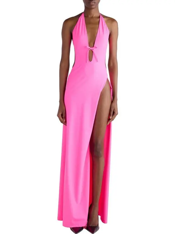 Balenciaga Tucked-in Swimwear Gown - Neo Pink