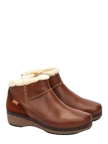 Pikolinos Granada Faux Fur Bootie - Cuero