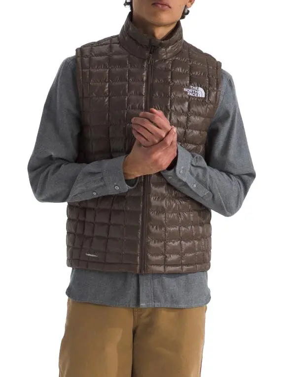 The North Face Thermoball Water-repellent Quilted Vest - Smokey Brown