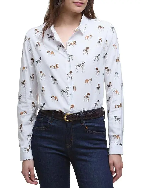 Barbour Safari Button-up Shirt - Dog Print