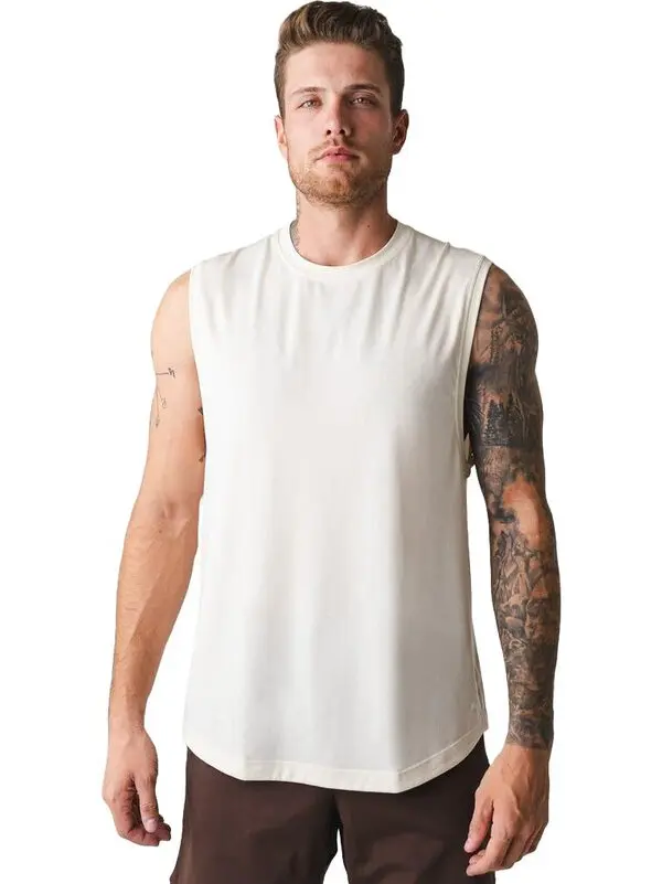 VITALITY Adapt Crewneck Sleeveless Top - Oat