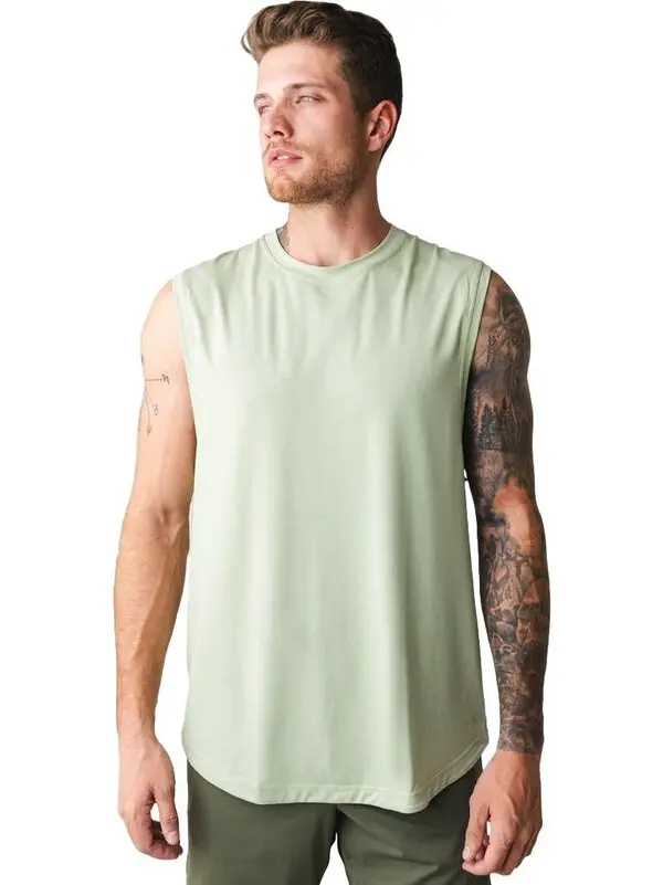 VITALITY Adapt Crewneck Sleeveless Top - Sage