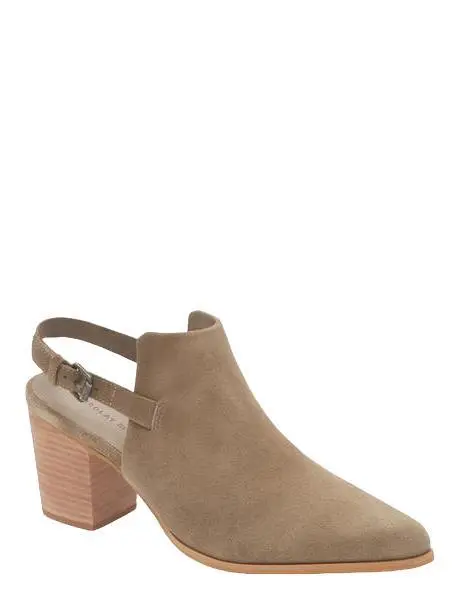 CHOCOLAT BLU Evie Slingback Bootie - Taupe Suede