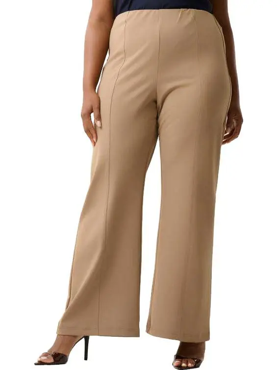 ESTELLE Mahina Wide Leg Pants - Mushroom