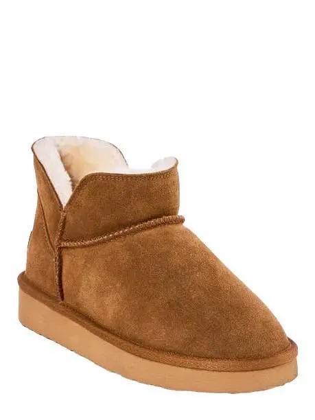 Minnetonka Mavie Faux Fur Bootie - Tan