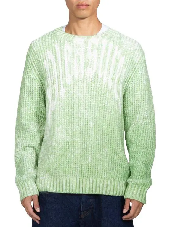 PLEASURES Acid Oversize Sweater - Green