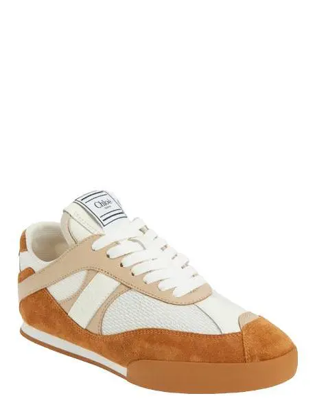 Chloé Kick Low Top Sneaker - Rusted Brown