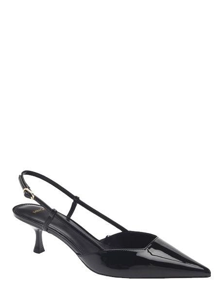 Mango Slingback Pointed-toe Pumps - Black