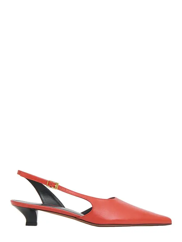 MANSUR GAVRIEL Anna Kitten Heel - Pomodoro