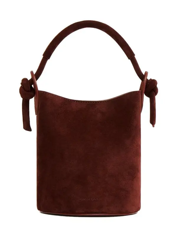 MANSUR GAVRIEL Mini Fortuna Bucket - Chocolate Suede
