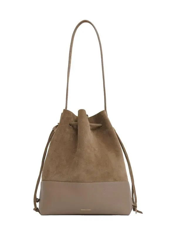 MANSUR GAVRIEL Drawstring Cabas - Anise Suede/anise