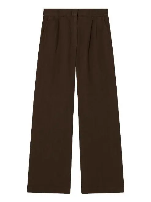VIR VITA Marina Linen Trouser - Chestnut