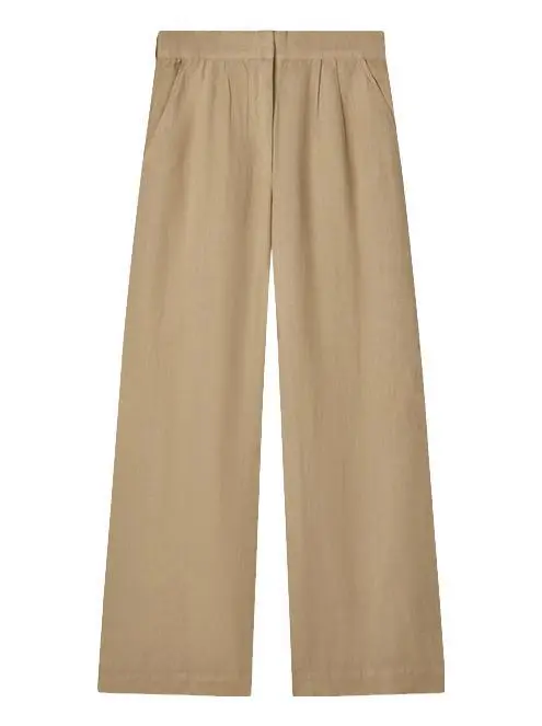 VIR VITA Marina Linen Trouser - Toffee
