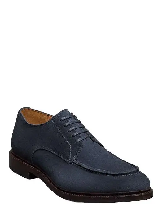 Allen Edmonds Rivington Suede Moc Toe Derby - Navy Suede