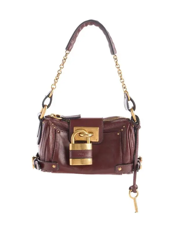 Chloé Small Paddington Leather Shoulder Bag - Crafty Brown