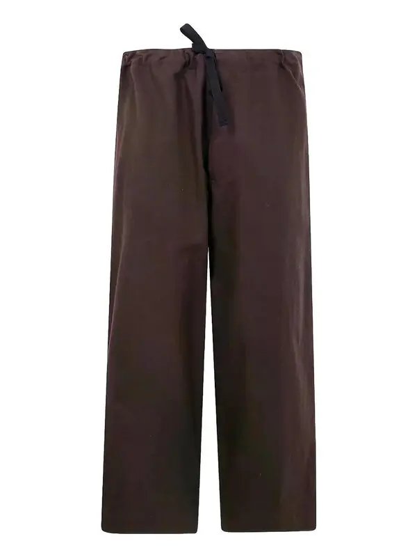 Y’s Drawstring Pocket Trousers - Brown