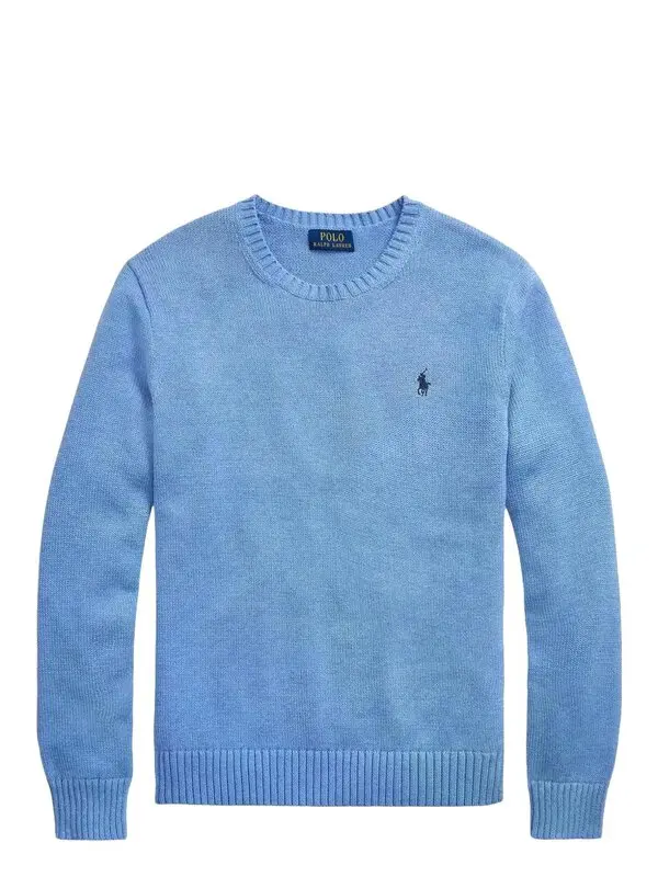Polo Ralph Lauren Crew-neck Cotton Jumper - Blue