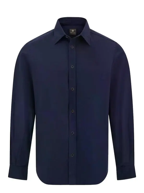 Boggi Milano Cotton Shirt - Blue