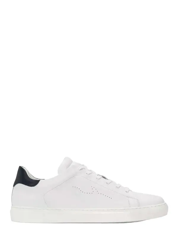 Paul & Shark Leather Tennis Sneakers - White