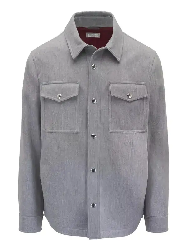Brunello Cucinelli Shirt-style Jacket - Grey