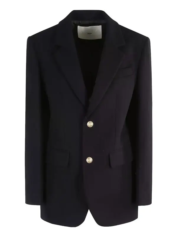 DUNST Wool Blazer - Blue