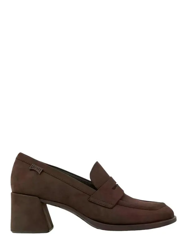 Camper 65mm Kora Block-heel Penny Pumps - Brown