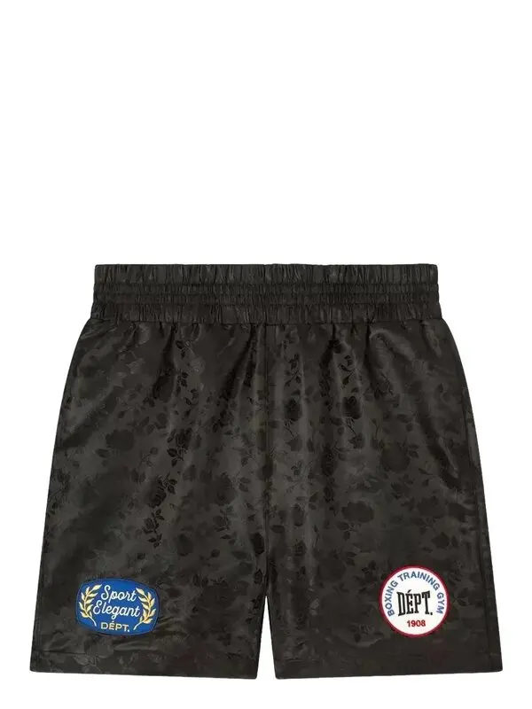GALLERY DEPT. Jacquard Boxing Shorts - Black