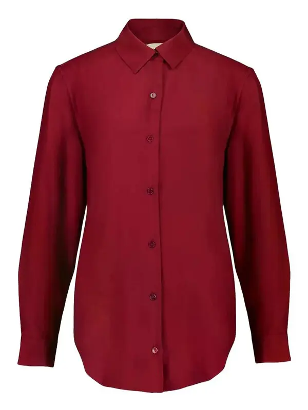 PAULA Button-up Shirt - Red