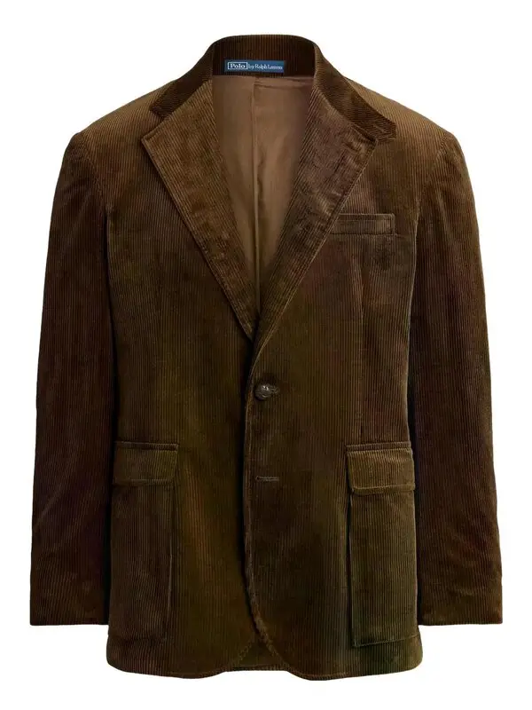 Polo Ralph Lauren Corduroy Patch-pocket Blazer - Brown