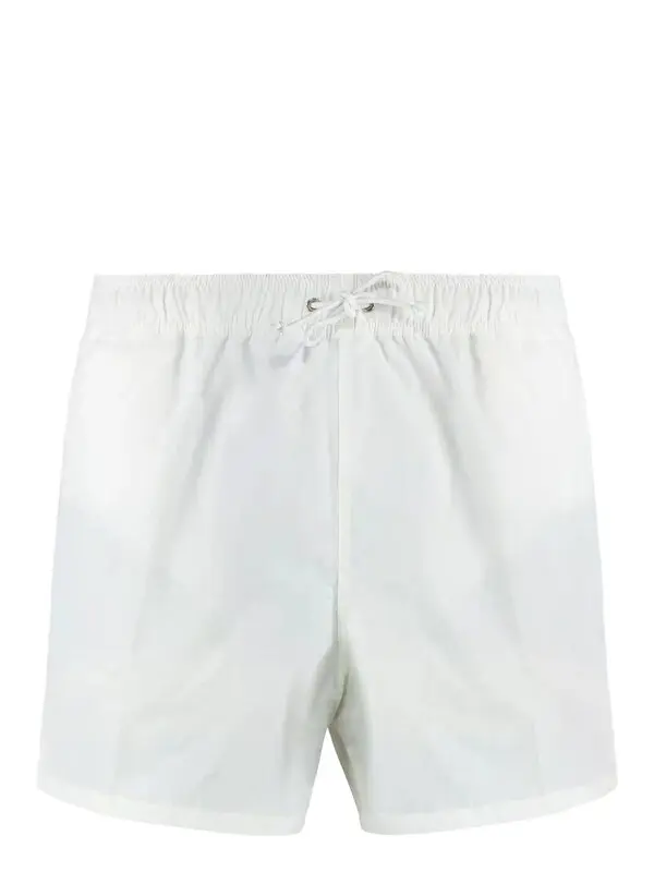 Zegna Drawstring-waist Swim Shorts - White
