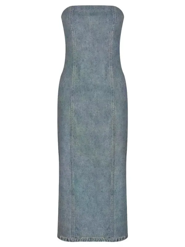 Rag & Bone Miramar Ponte Jasmine Midi Dress - Blue