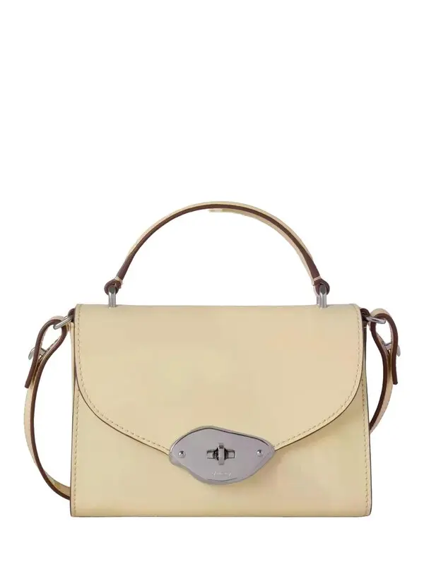 Mulberry Small Lana Patent-leather Tote - Neutrals