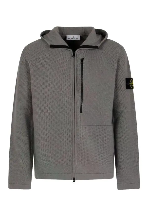 Stone Island Compass-motif Jacket - Grey