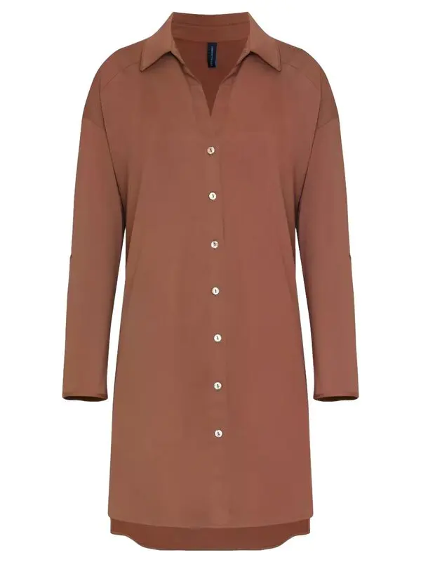 LYGIA & NANNY Meline Shirt Dress - Brown