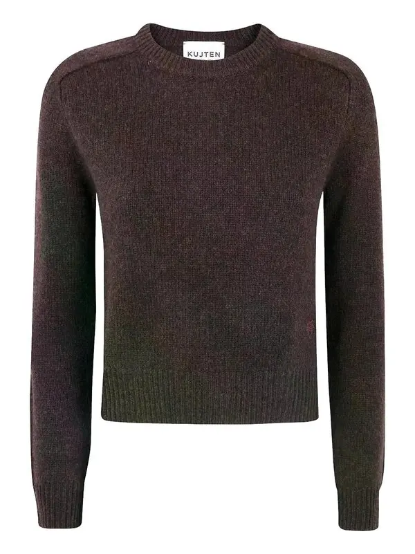 KUJTEN Crew-neck Sweater - Brown