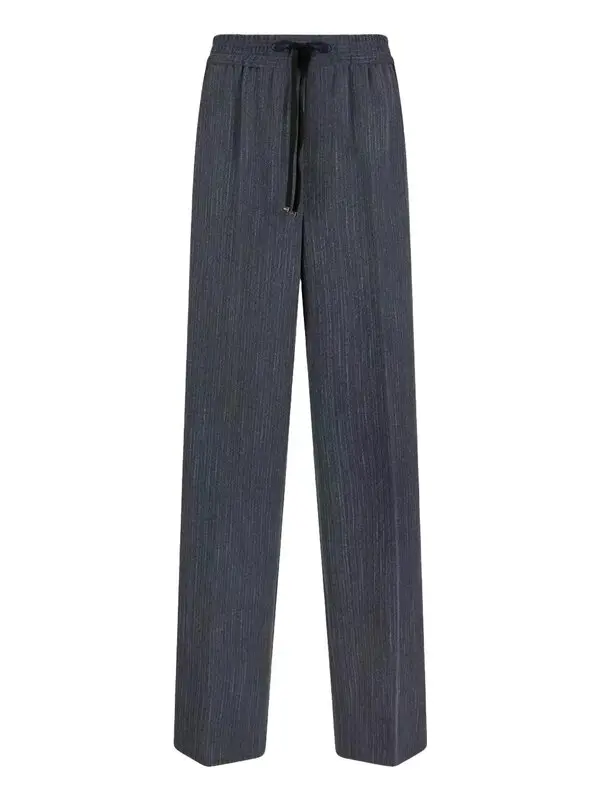 Liu Jo Pinstripe Trousers - Blue