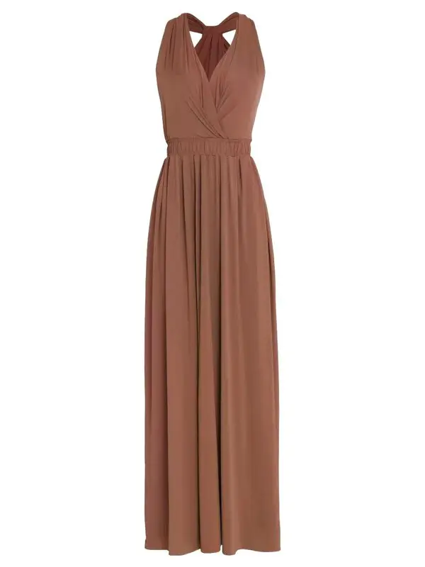 LYGIA & NANNY Venus Maxi Dress - Capuccino