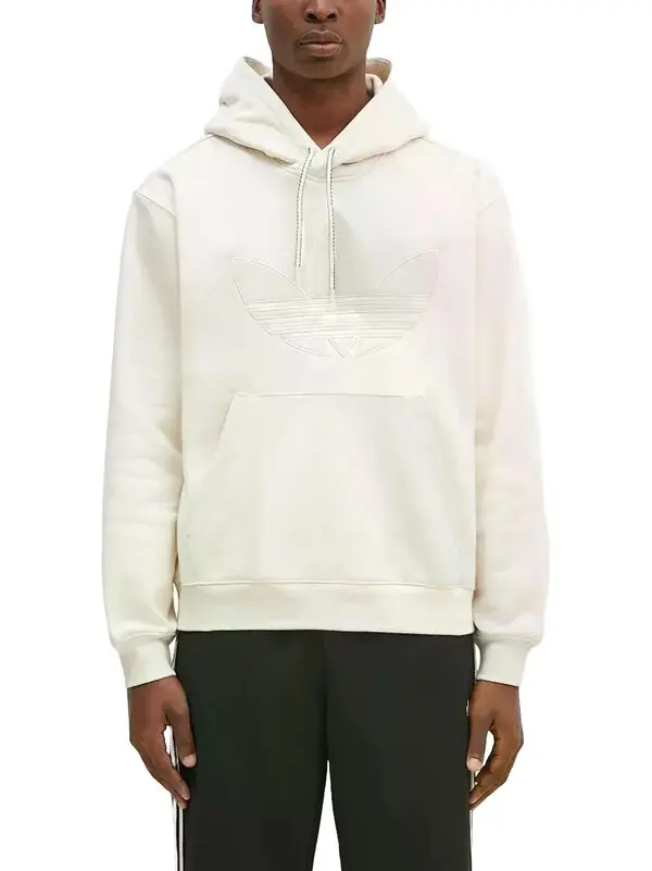 Adidas Embossed Logo Hoodie - White