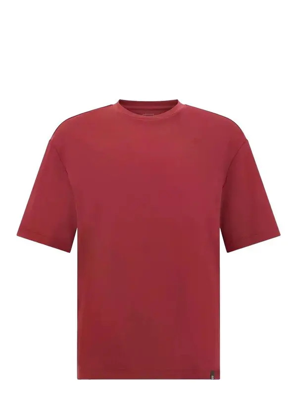 Boggi Milano Crew-neck Short-sleeved T-shirt - Red