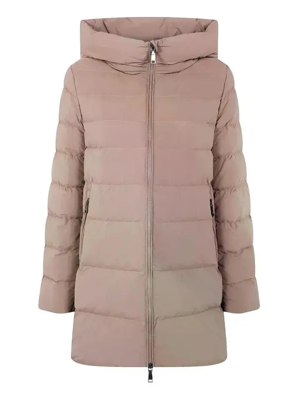 Seventy Hooded Quilted Coat - Neutrals