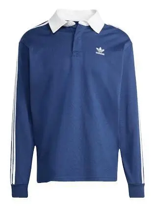 Adidas Adicolor Rugby Polo Shirt - Night Indigo White