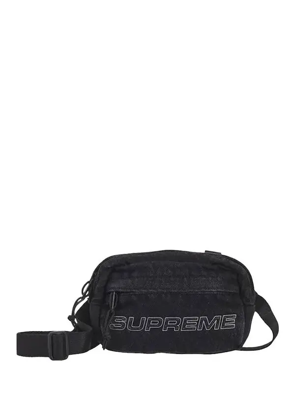 Supreme Denim Mini Shoulder Bag - Black