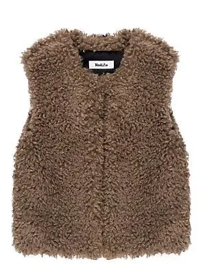 RO&ZO Faux-fur Gilet - Mocha
