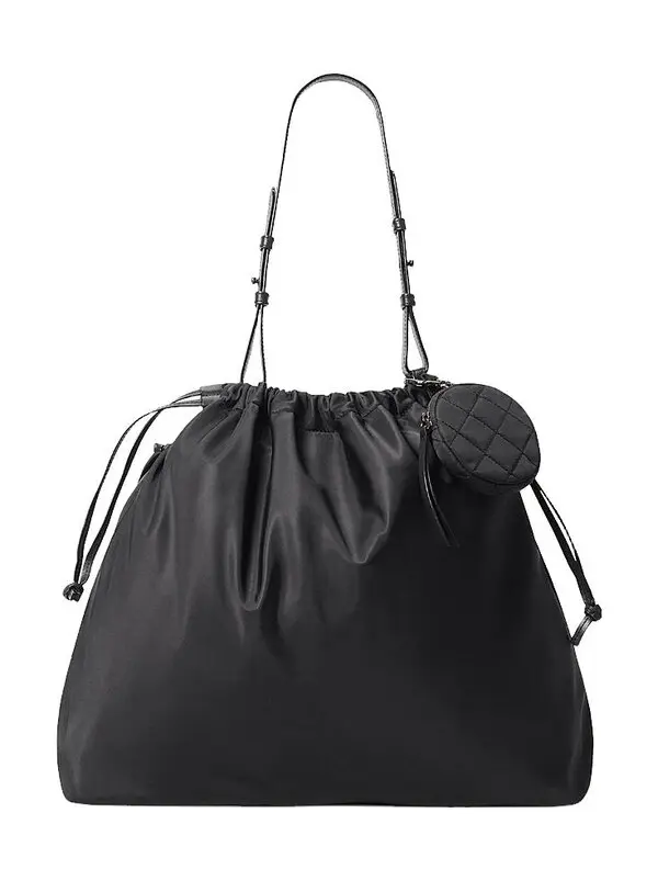 Mz Wallace Waverly Shoulder Bag - Black/silver