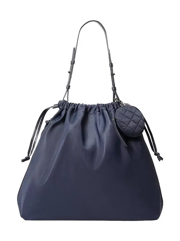 Mz Wallace Waverly Shoulder Bag - Navy/gunmetal