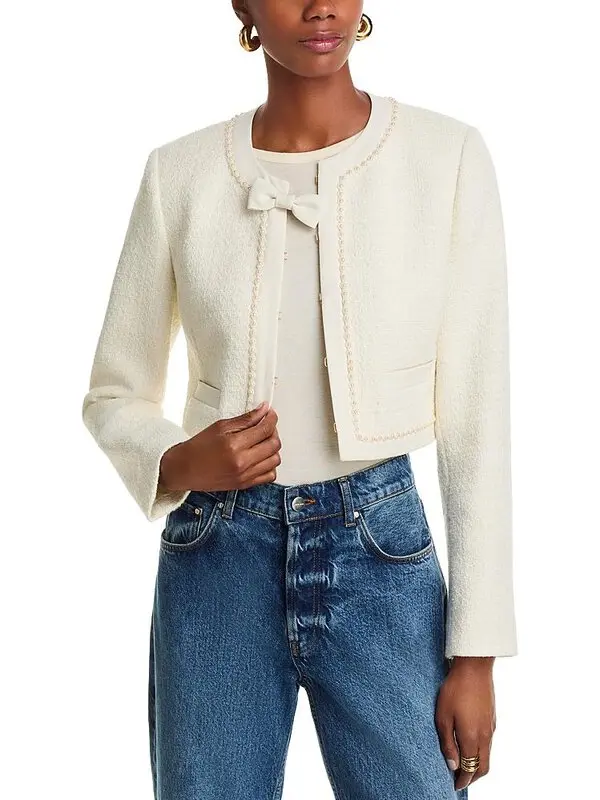 LoveShackFancy Ralphette Jacket - Cream