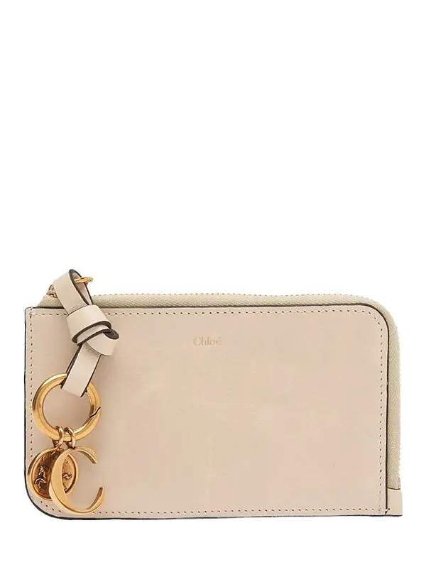 Chloé Alphabet Small Clutch Bag - Cloudy Cream